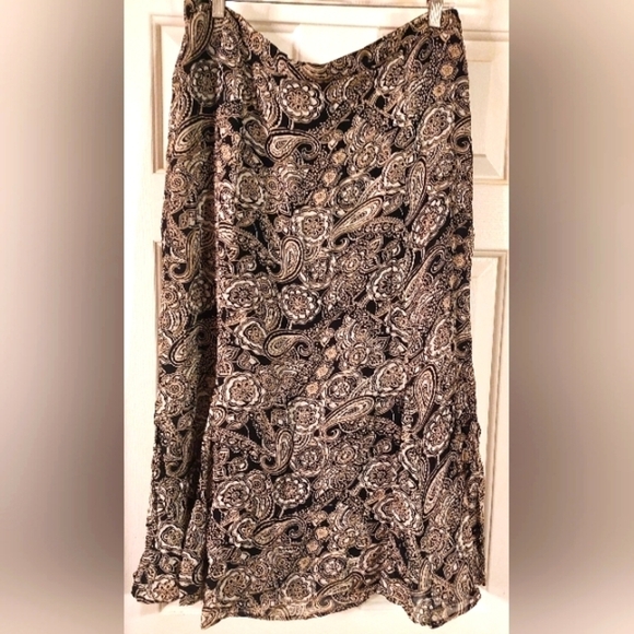 JM Collection | Skirts | Vintage Jm Collection Paisley Lined Aline ...